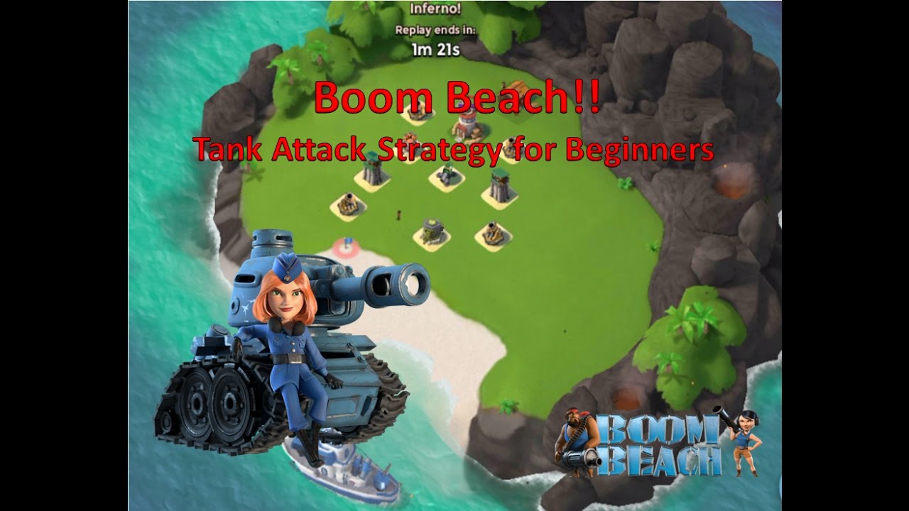 Boom Beach - Tank Attack Strategy for Beginners - YouTube