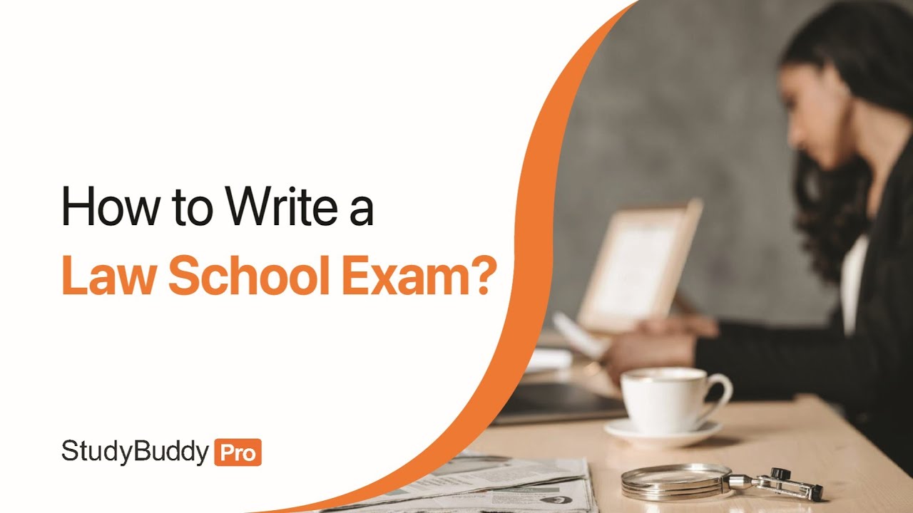 How to Write a Law School Exam - YouTube