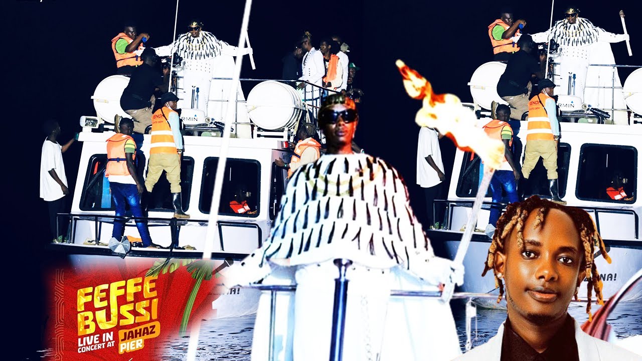 Feffe Bussi’s Arrival On Stage On Boat At His HipHop Ku Nalubale ...