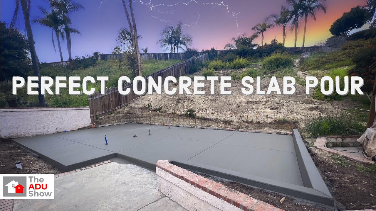 The Perfect Concrete Slab Pour - YouTube