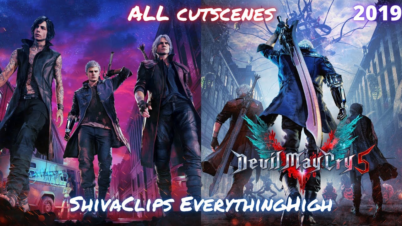 Devil May Cry 5 FULL CINEMA All Cutscenes 2019 - YouTube