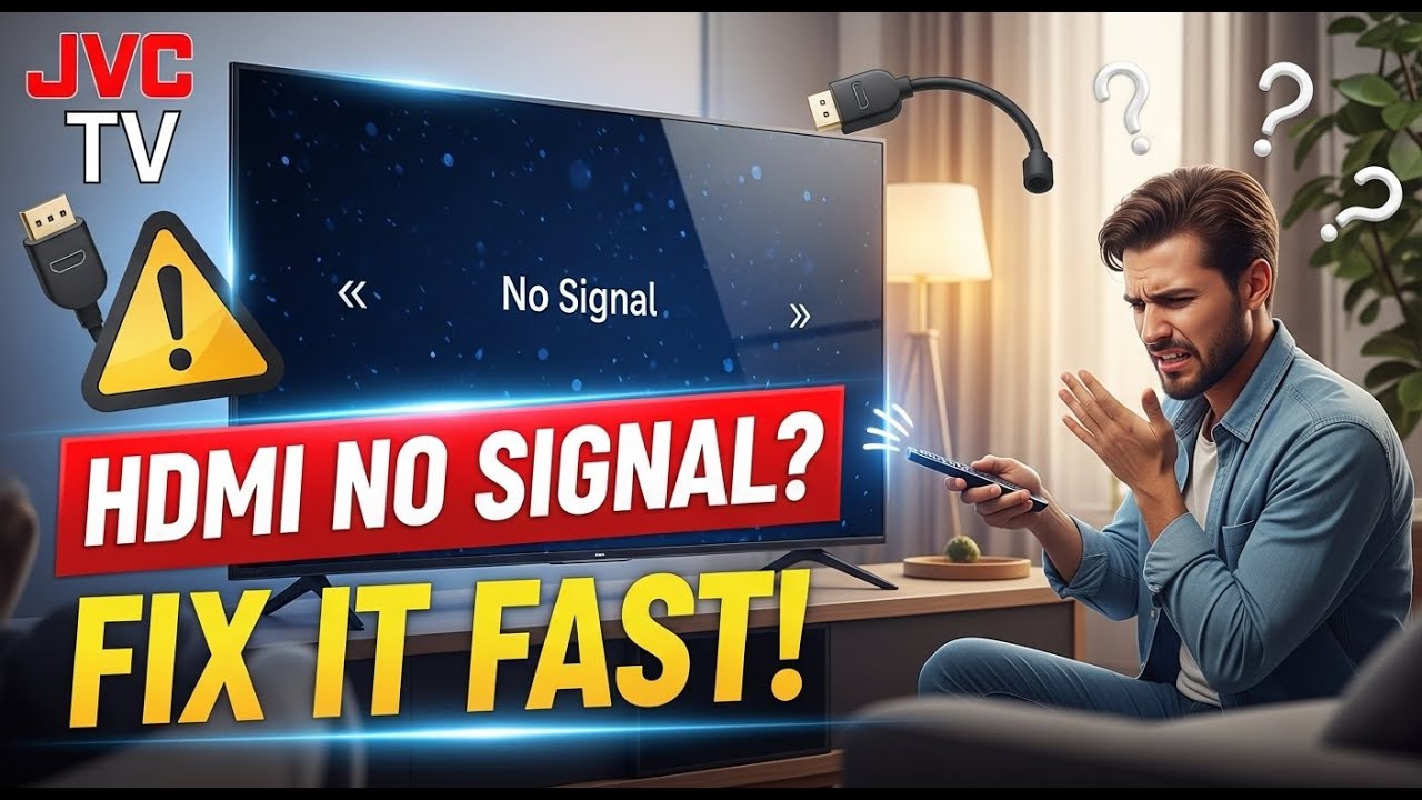JVC TV HDMI No Signal? FIX IN 30 SECONDS! (2025 Guide) - YouTube