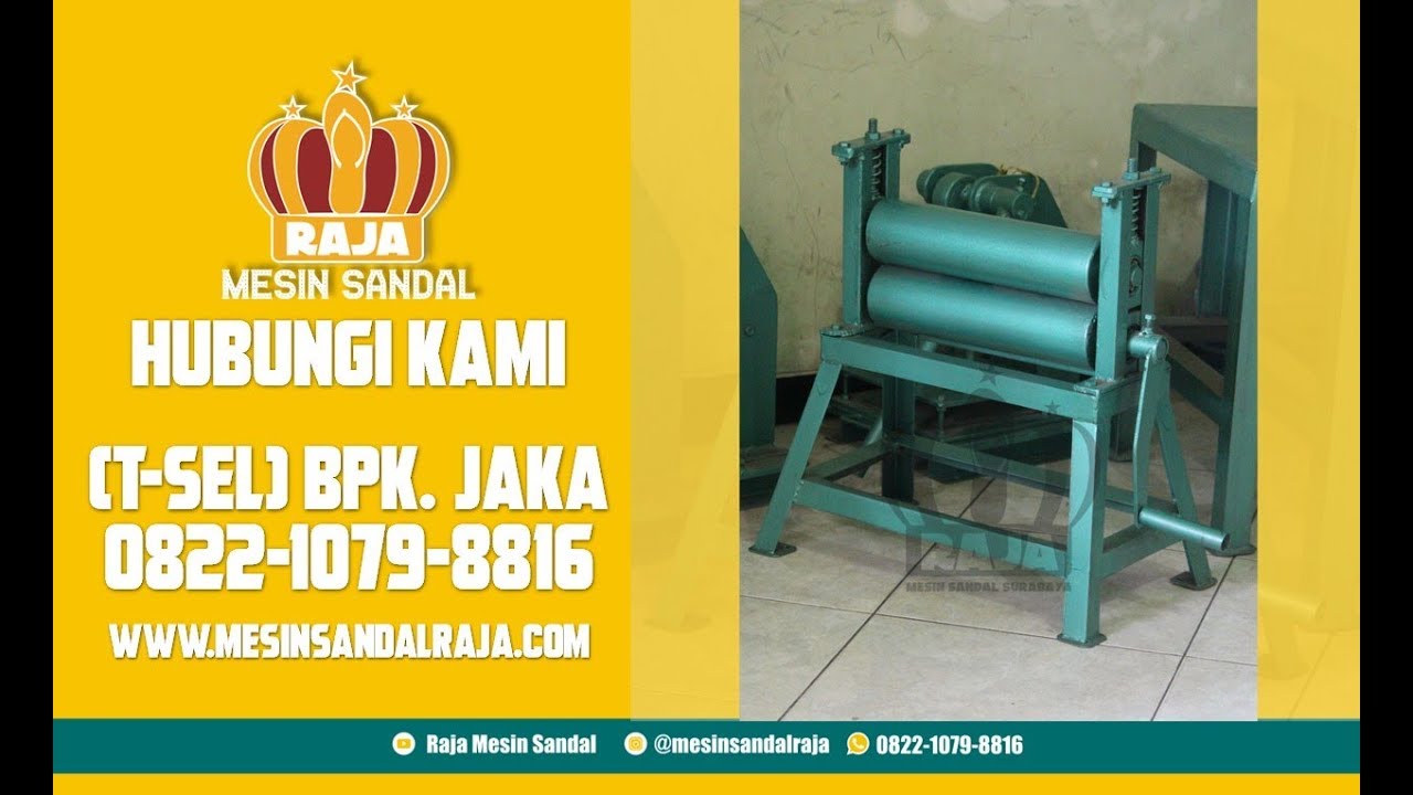 KUAT dan KOKOH !! Mesin Roll Sandal mesin press lem mesinsandalraja com ...