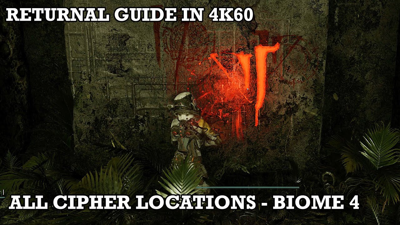 Returnal Guide - All Xenoglyph Cipher Locations in Echoing Ruins (Biome ...