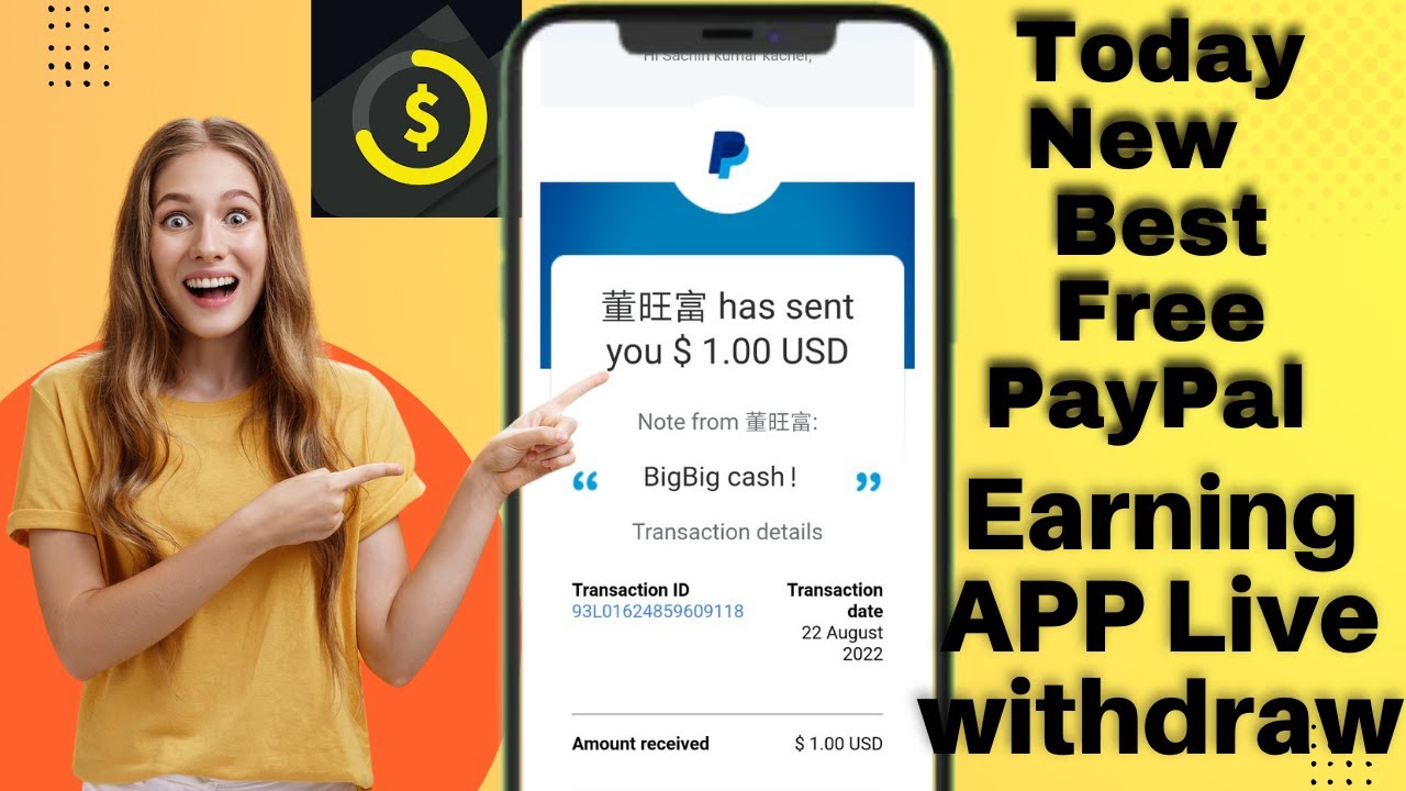 Today New Best Free PayPal Earning Apps | how make money onlien 2022 ...
