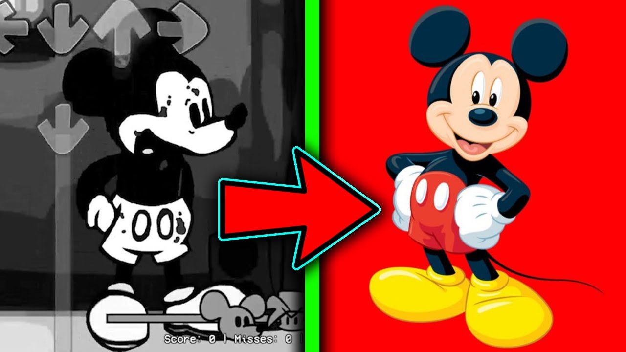 FNF References Sunday Night | Faker Mickey Mouse - YouTube