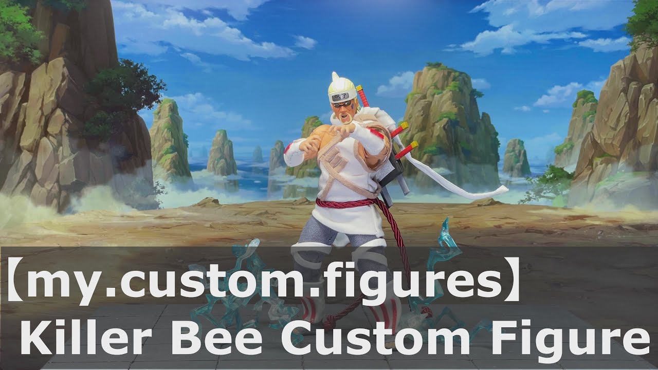 【my.custom.figures】-ナルト疾風伝- Naruto Shippuden killer Bee 1/12 Custom ...
