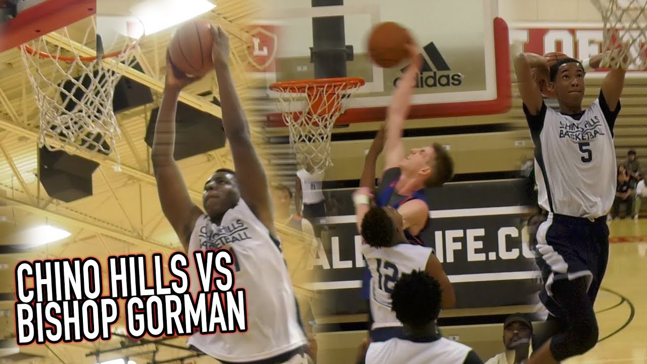Chino Hills VS Las Vegas RIVAL Bishop Gorman! Andre Ball BANGOUTS ...