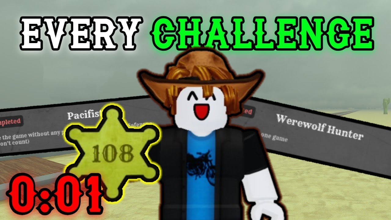 How I COMPLETED EVERY CHALLENGE In UNDER 8 HOURS... | Roblox Deadrails ...