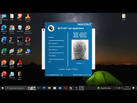 How to download Mantra MFS100 Driver in Windows 10 - YouTube