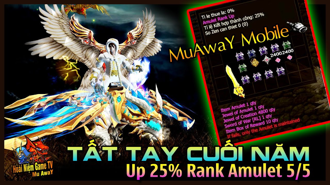 Test nhân phẩm Kèo Tất Tay cuối năm Đập Bùa Amulet Gold MuAwaY Full ...