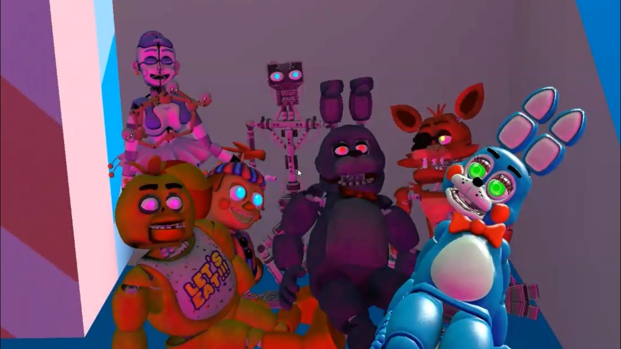 Fnaf in fall guys - YouTube
