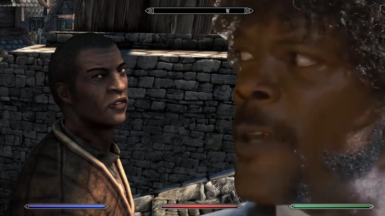 Whenever you walk by Nazeem in Whiterun - YouTube