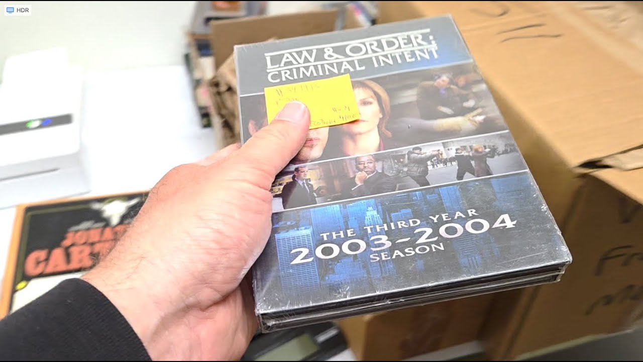 You Can Resell A Sealed Law And Order DVD TV Box Set On eBay - YouTube