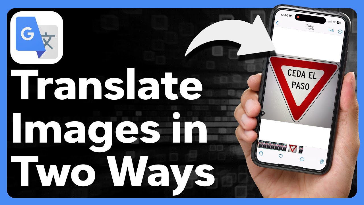 2 Ways To Translate Images On iPhone - YouTube