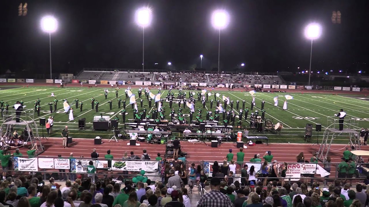 Thousand Oaks HIgh School Marching Band halftime 25sep2015 - YouTube