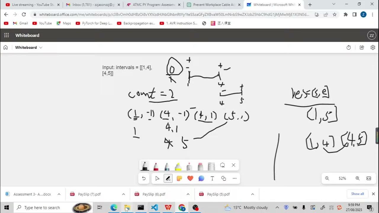 Leetcode 56 Merge Intervals Sweep Line Youtube