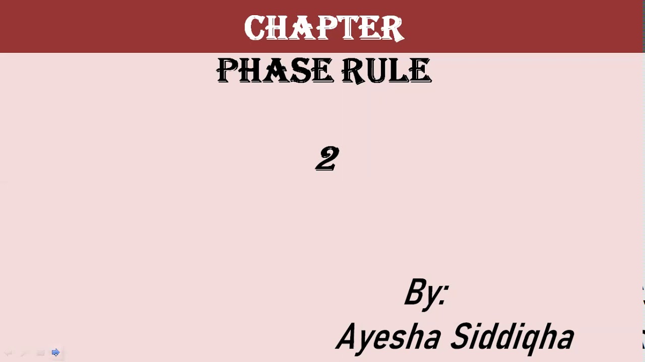 Phase rule-3,criteria for phase equilibrium,types and Gibb's phase rule ...