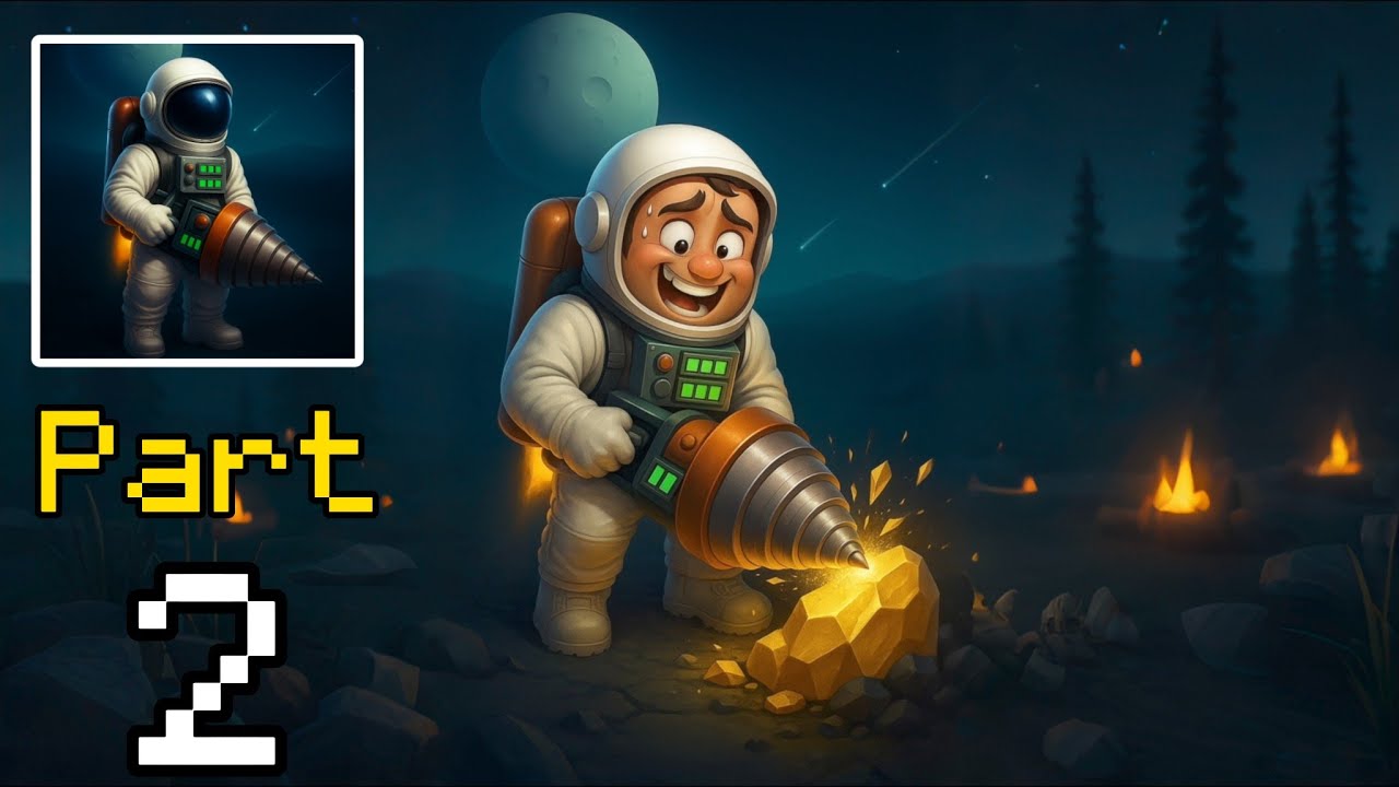 Bedrock Miner - Gameplay Walkthrough Part 2 - Mine Rocks Build Fortune ...