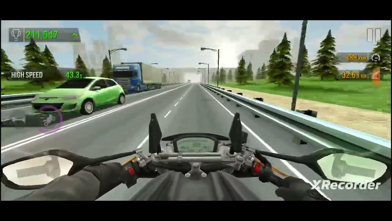 fastest bike in traffic rider 408km - YouTube