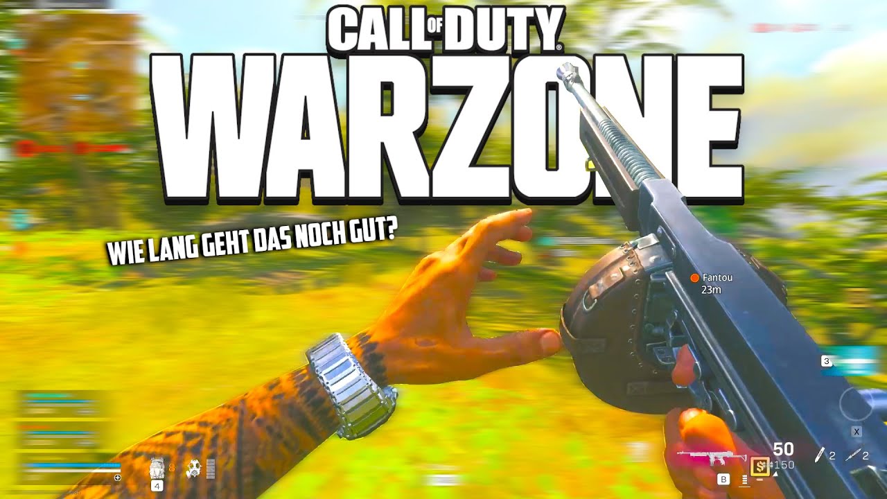 Auch die krasse Feuerrate der M1912 kann WARZONE nicht mehr retten ...
