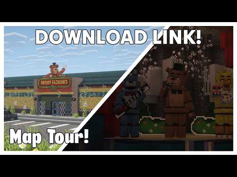 I Built The FNaF MOVIE In Minecraft With MODS! Map Tour!