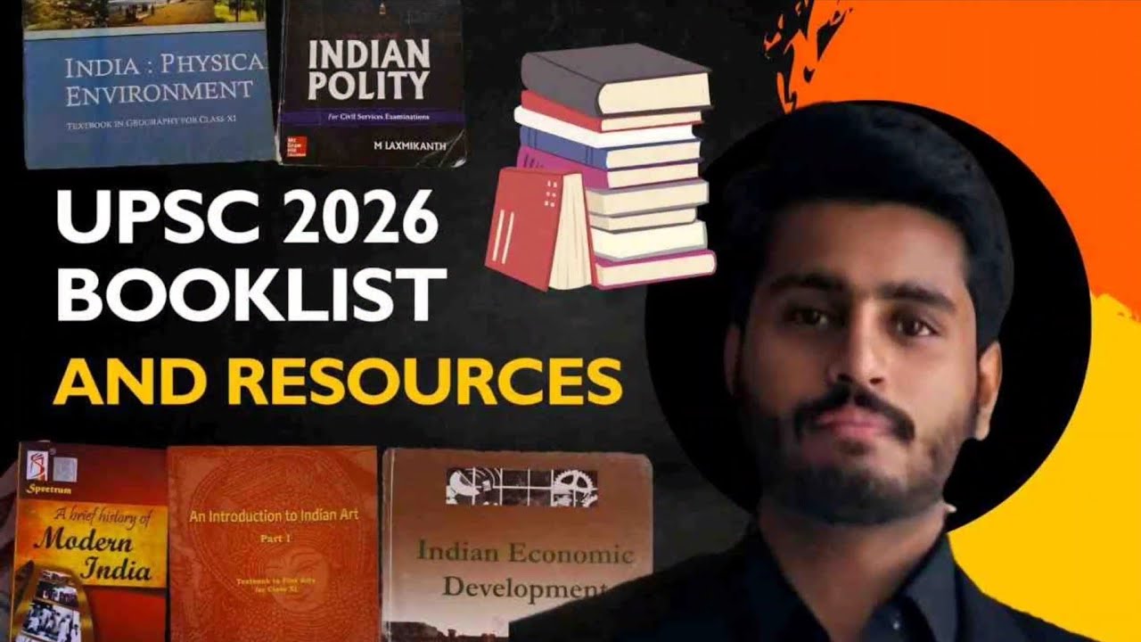 📘 UPSC 2026 Booklist: Best Books for Prelims & Mains | Beginners to ...