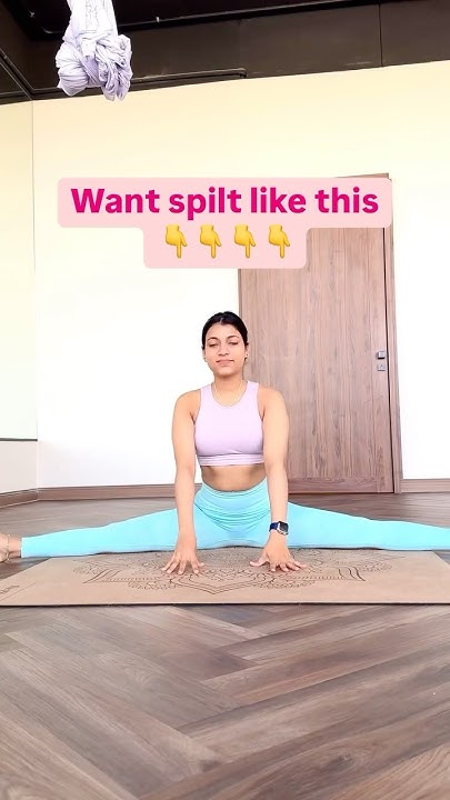 Learn how to do full split Try these, #motivation #yogainsipiration #yogaexercise #yoga # ...
