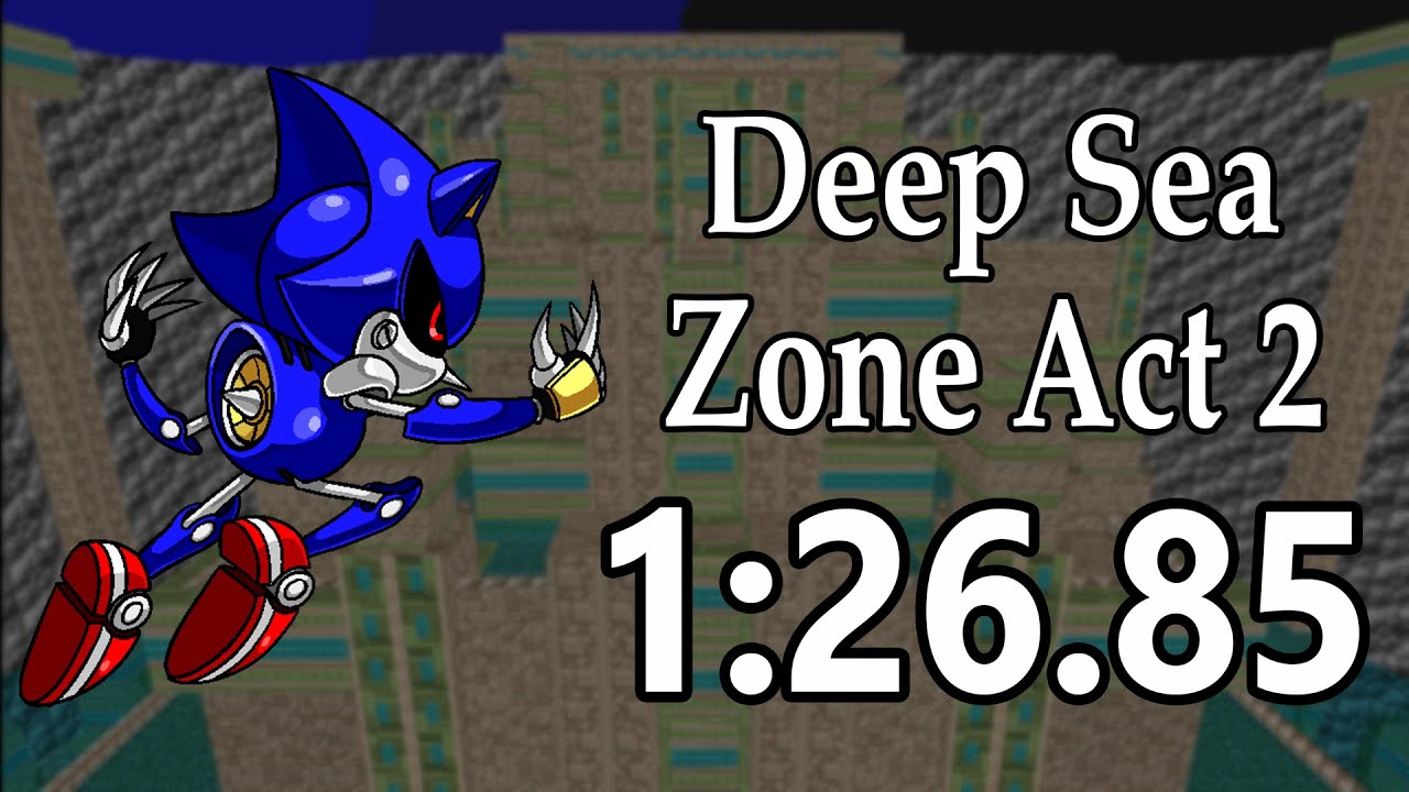 SRB2 v2.2.11 ~ Deep Sea Zone 2 w/ Metal Sonic - 1:26.85 - YouTube