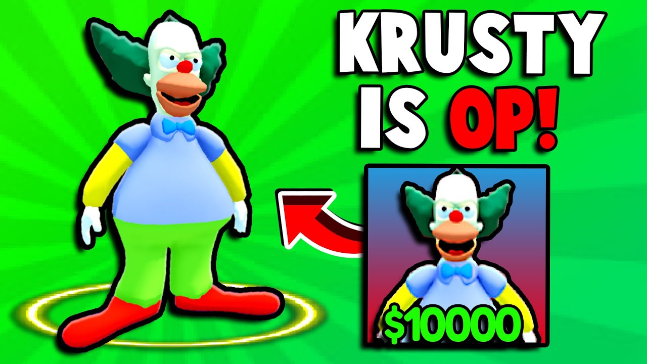 The KRUSTY CLOWN MYTHIC Is OP! (Simpsons Tower Defense) - YouTube