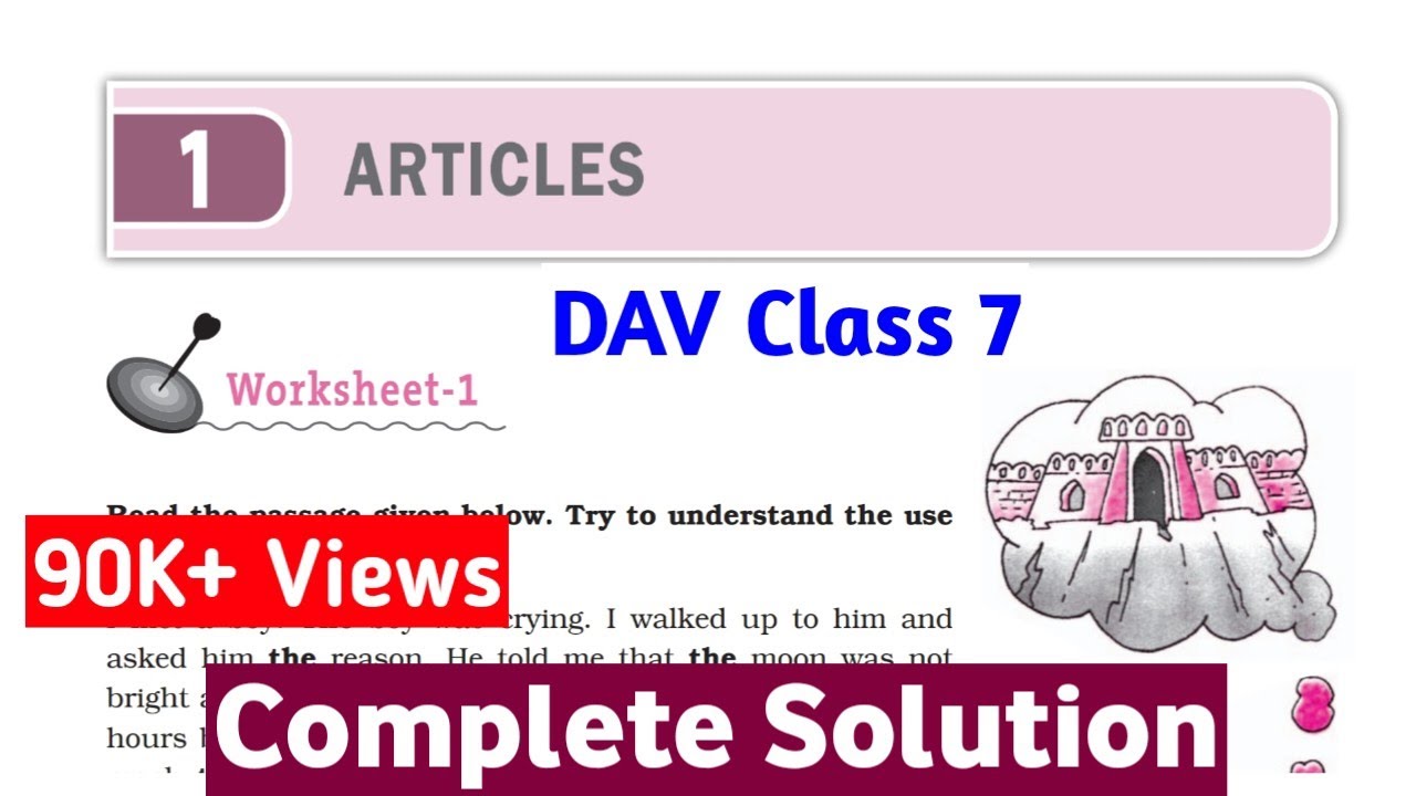 Articles Solution DAV Class 7 English Practice Chapter 2 Solution articles-solution-dav-class-7-english-practice-chapter-2-solution