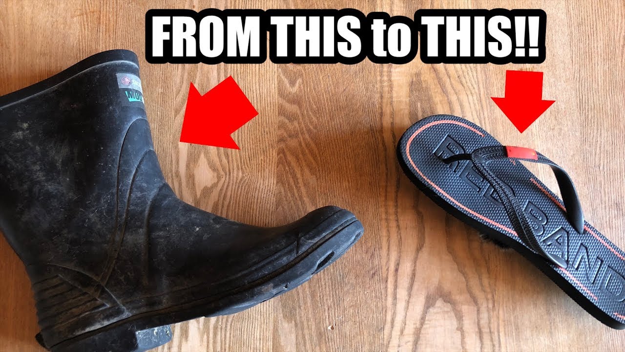 I transform an old boot into something amazing... - YouTube