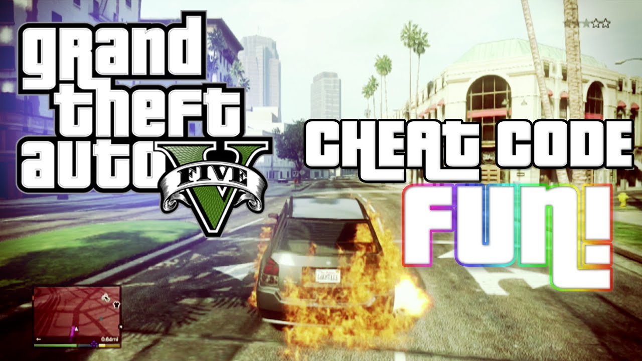 GTA V Cheat Codes Fun! (Grand Theft Auto 5 Cheat Codes) - YouTube