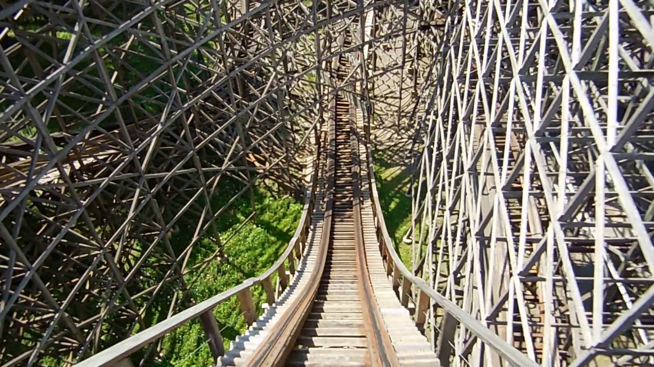 The Twister Roller Coaster at Knoebels - YouTube