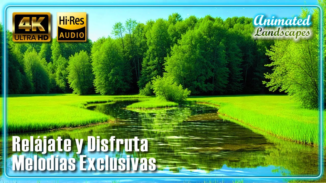252🔹4K Landscape 🎵 Sublime Sensory Experience🔸Enchanting Fluidity🔹 ...