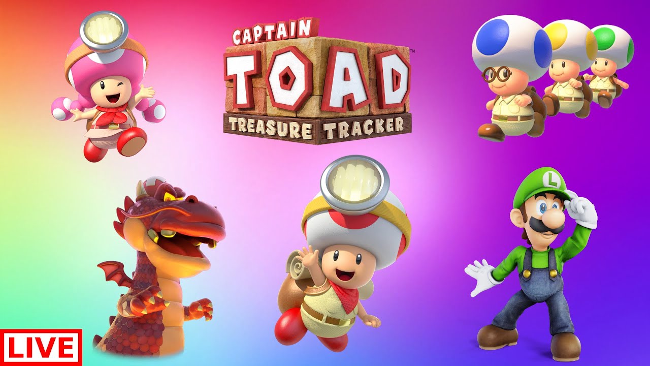 Captain Toad Treasure Tracker Live Stream Playthrough Part 2 Finale ...