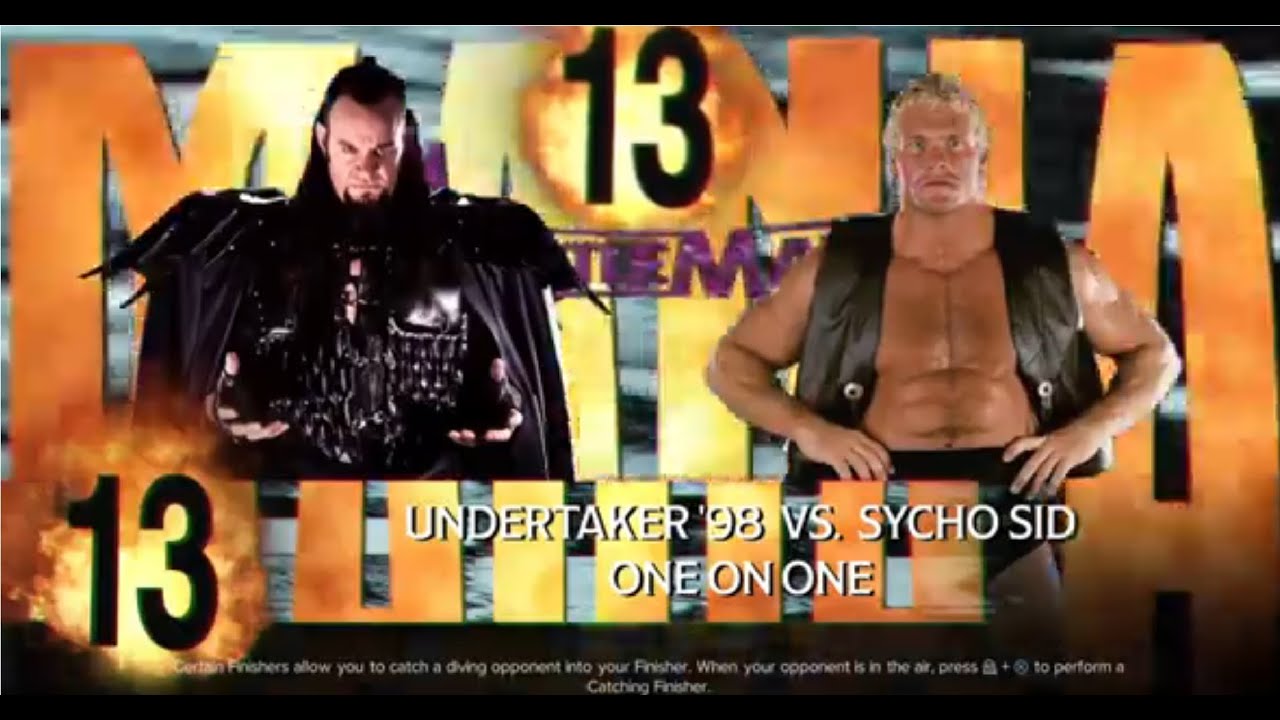 WWE 2K24 THE UNDERTAKER VS SID LEGEND DIFFICULTY FULL MATCH #GAMEPLAY # ...