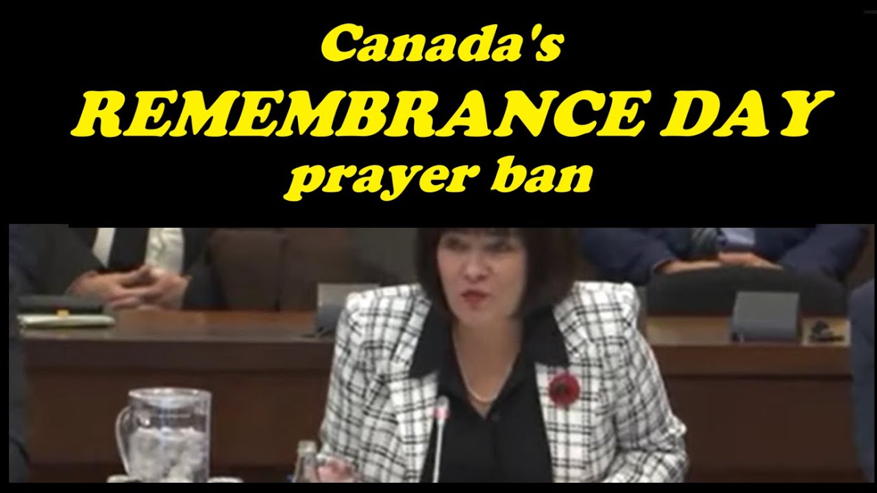 Canada's REMEMBRANCE DAY prayer ban - YouTube