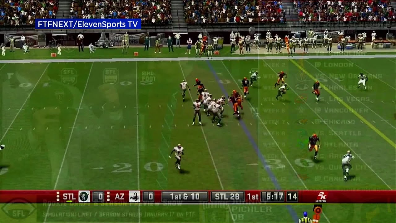 Simulated Football League Thriving - YouTube