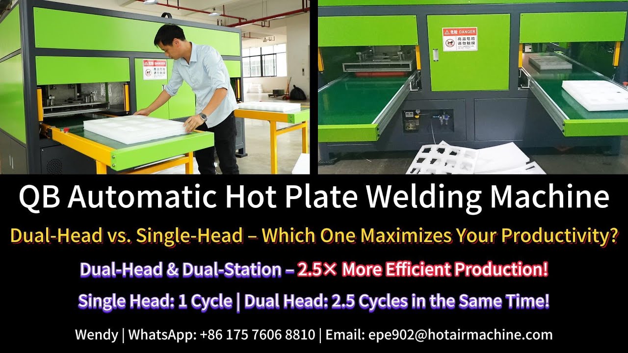 2.5X Faster Welding! Dual-Head Automatic Hot Plate Welding Machine in ...
