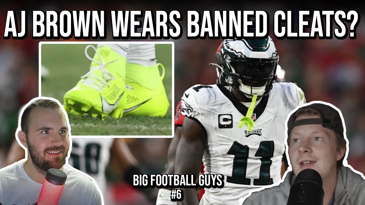 AJ Brown Wears Banned Cleats in Monday Night Football // BFG#6 - YouTube