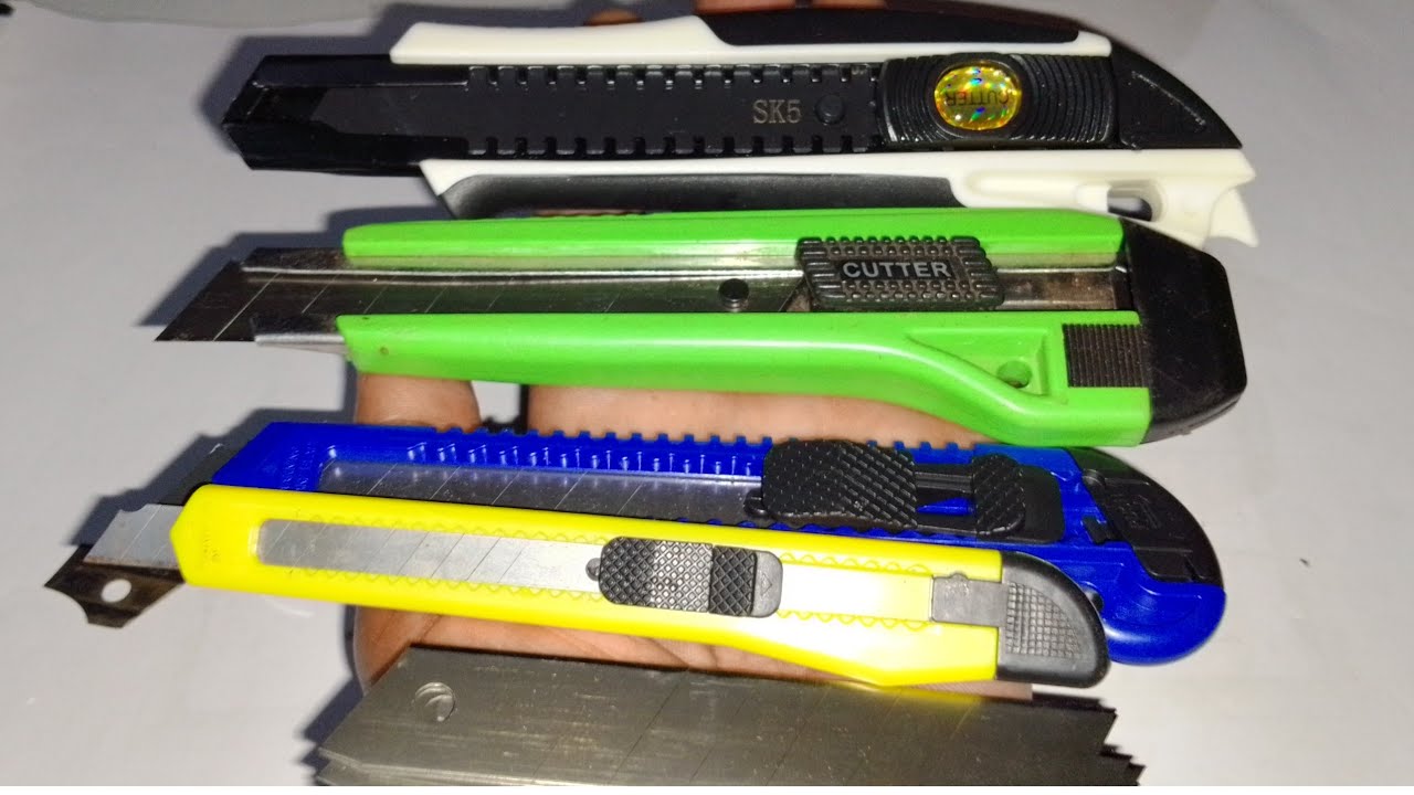 Unboxing "DIY" cutters/With spare blades // for cardboard projects ...