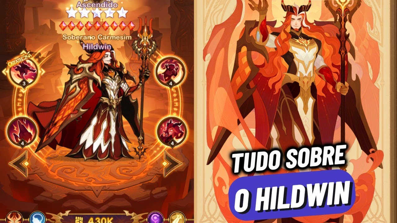 TODAS AS HABILIDADES DO HILDWIN - AFK ARENA - YouTube