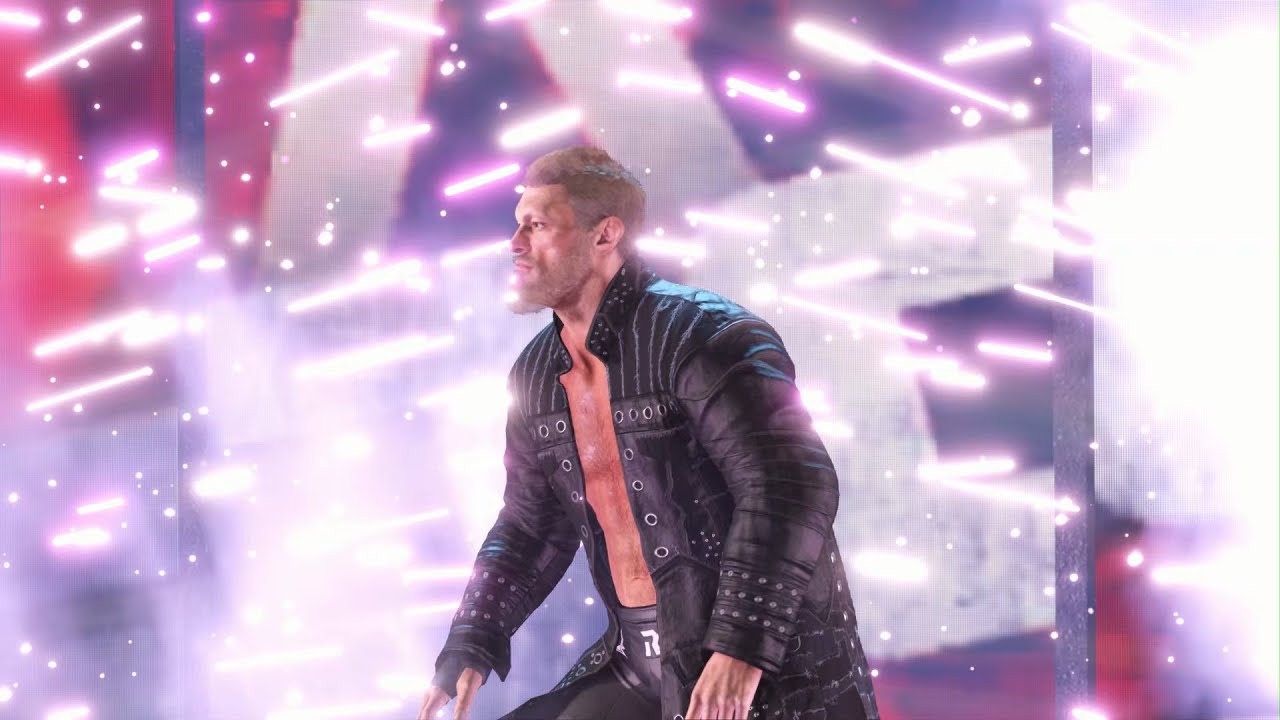 WWE 2K23 Edge Face Entrance Custom Pyro - YouTube
