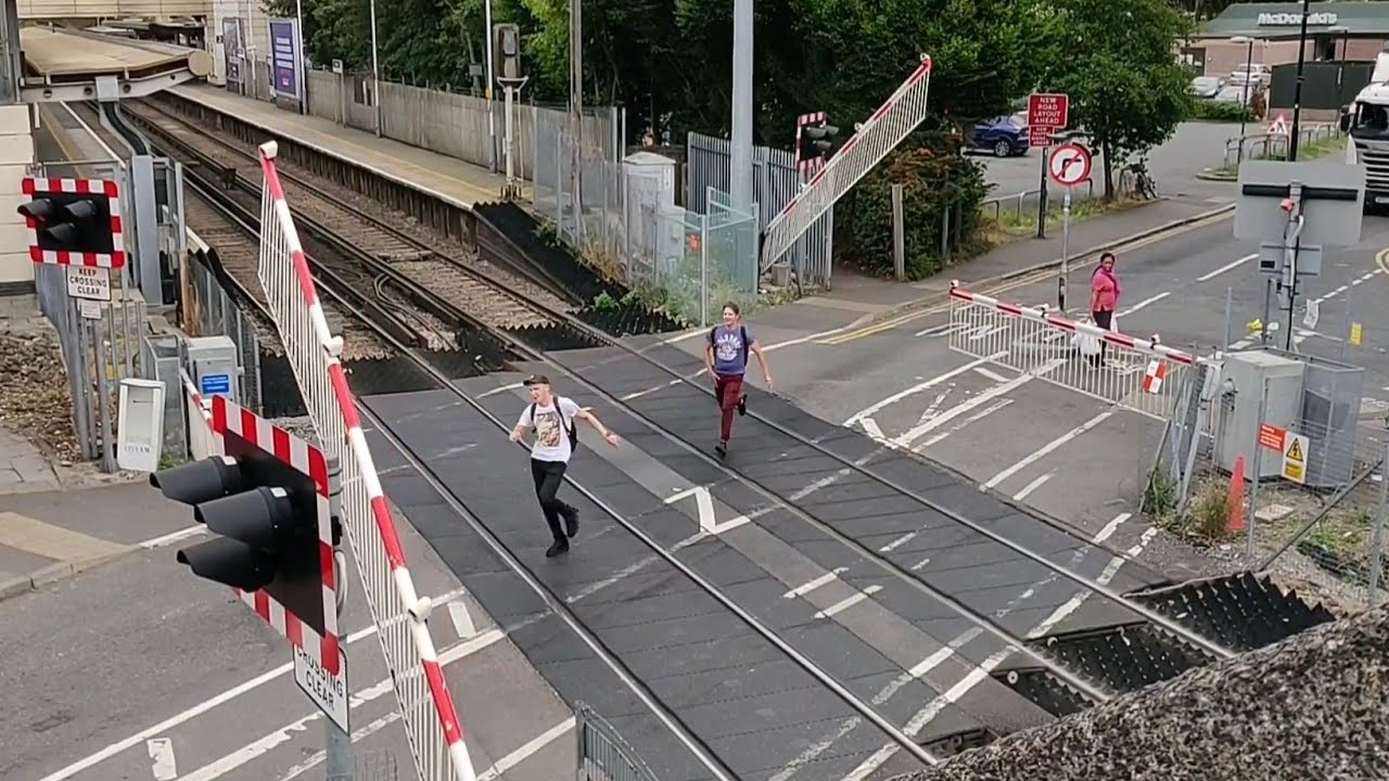 Shocking Misuse at Feltham Level Crossing, London - YouTube