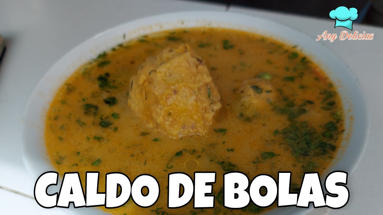 CALDO DE BOLAS DE VERDE😋 Sopa Ecuatoriana - YouTube