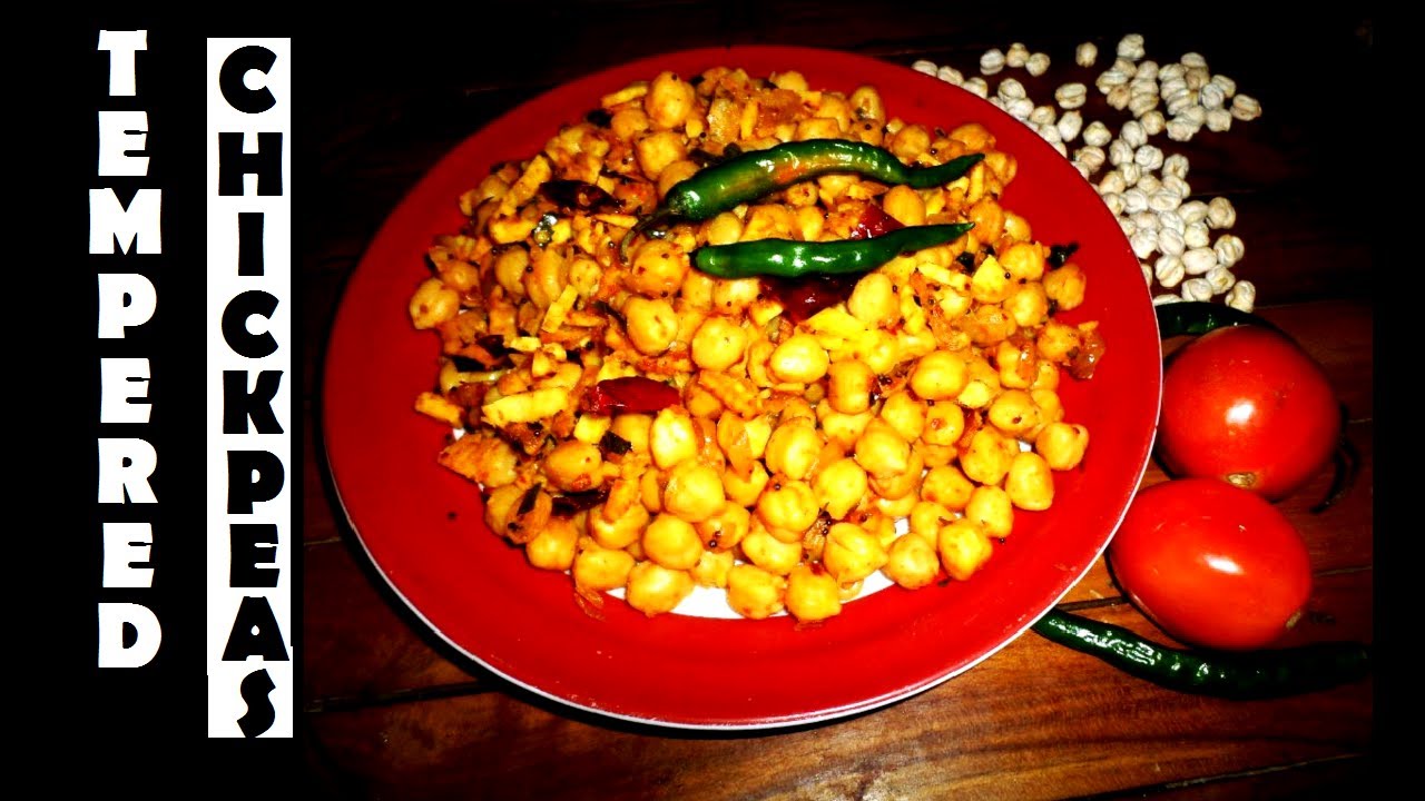 TEMPERED CHICKPEAS | SPICY | HIGH PROTEIN | BREAKFAST IDEA - YouTube