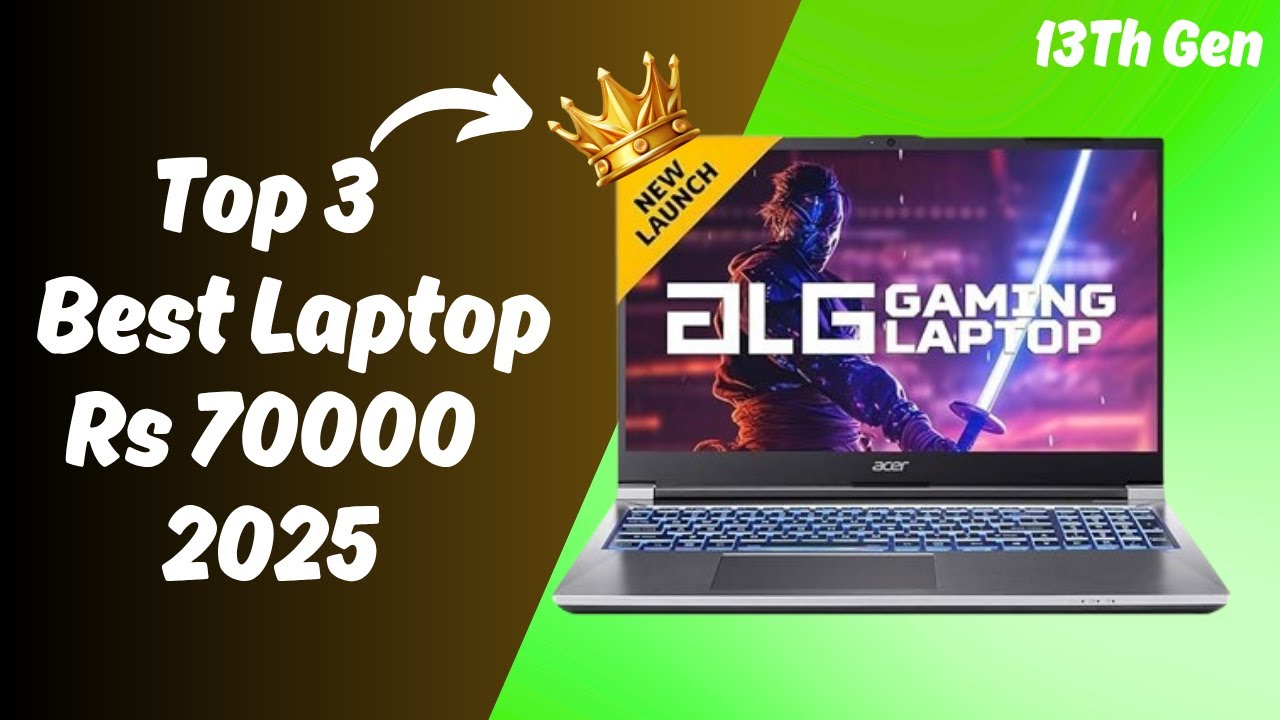Top 3 Best Laptop Under ₹70,000💥You MUST See! Gaming & Professional ...