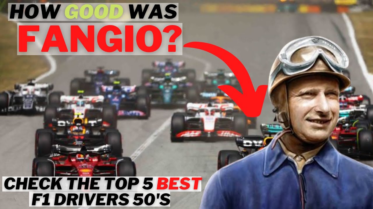 F1 TOP 5 drivers of the decade - 50's (1950-1959) | How good was Fangio ...