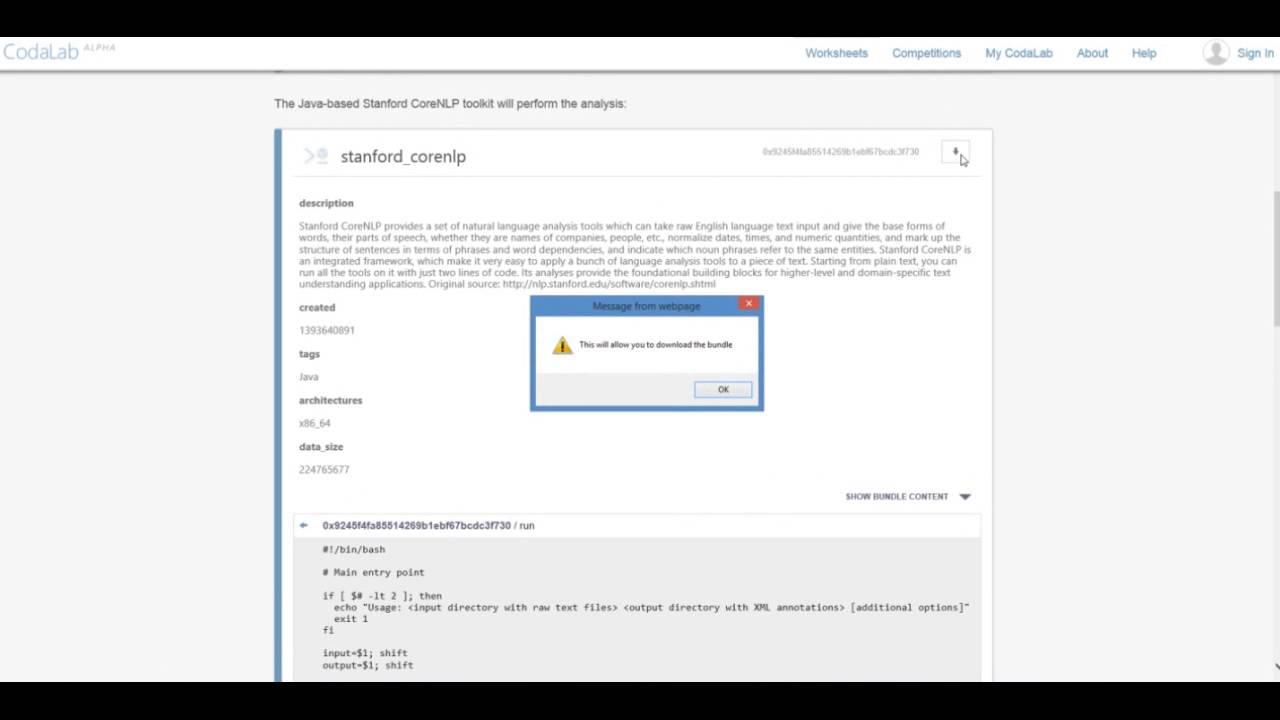 CodaLab: Introduction to Worksheets - YouTube